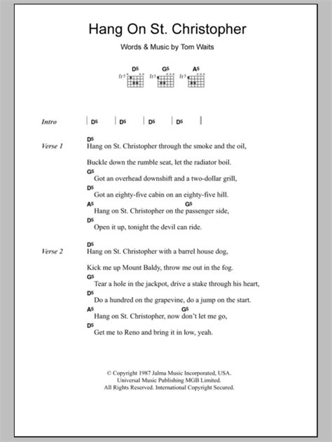 Passenger Seat Guitar Chords