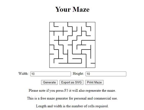 free maze generator blender cubed