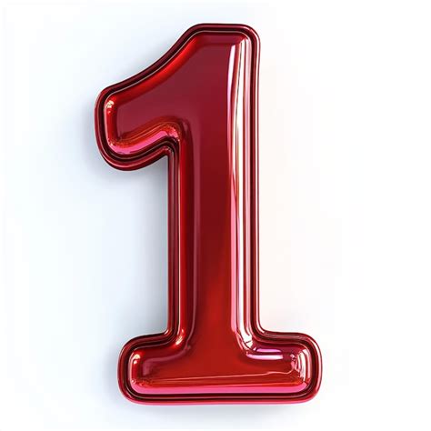 Number 1 Red Images Free Download On Freepik