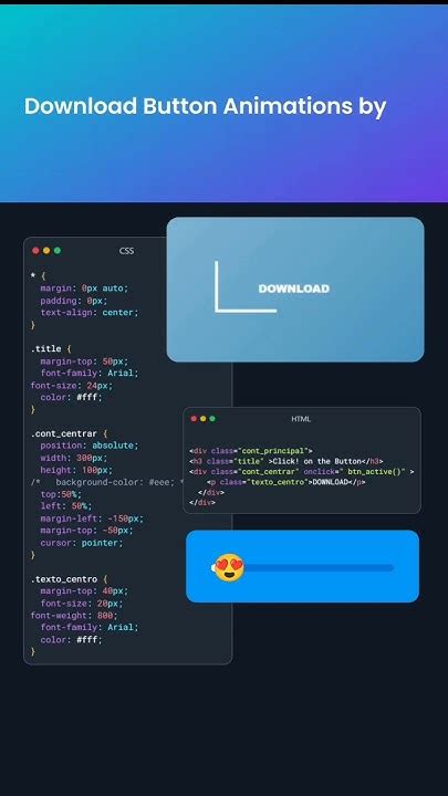 Download Button Animation V2 Shorts Html Css Htmltutorial