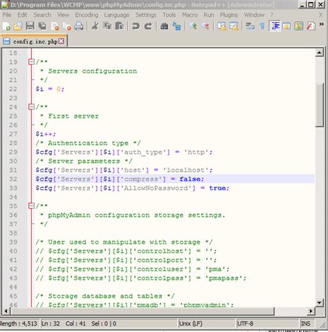 mysql phpmyadmin does not support authentication application