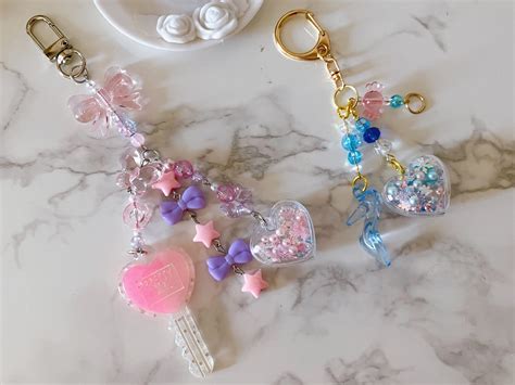 セリアのビーズでキーホルダーを作りました Sugarless Girl