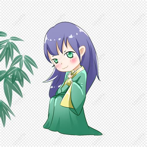 중국 스타일의 아름다움 Q 버전 문자 Png 일러스트 무료 다운로드 Lovepik