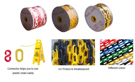 plastic warning chain
