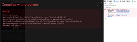 vue2 ts vue cli webpack 项目中 getCropData 出错 Issue 714
