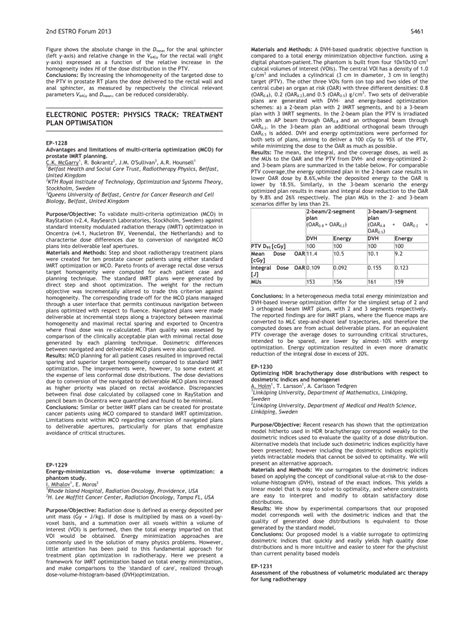 Pdf Ep 1228 Advantages And Limitations Of Multi Criteria Optimization Mco For Prostate Imrt