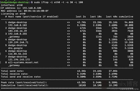 Linux 查看或统计网卡流量的几种方式 Lenix Blog