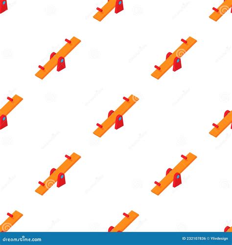Swing Balancer Pattern Seamless Vector Stock Vector Illustration Of