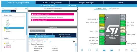 Solved External Clock Configuration Stmicroelectronics Community