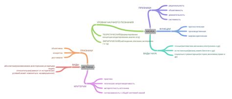 НАУКА ИСТИНА Coggle Diagram