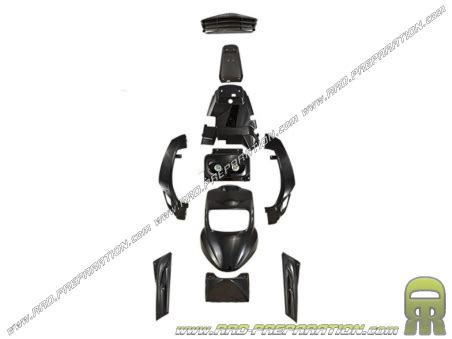 Kit 10 Pièces De Carénage Bcd Pack V1 Pour Scooter 50 Yamaha Bws Mbk