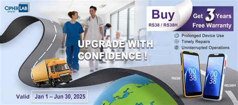 Cipherlab 🚀more Power More Protection Now For 3 Years 🚀 Get The Cipherlab Rs38 And Rs38h