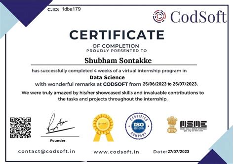 Shubham Sontakke On Linkedin Hello Everyone I Am Excited To Share That Ive Successfully