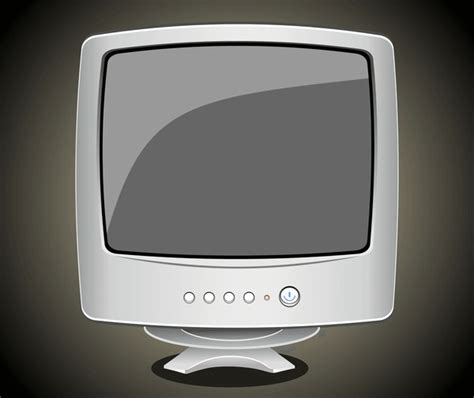 Crt Old Isolated Monitor Over Royalty Free Images Stock Photos Pictures Shutterstock