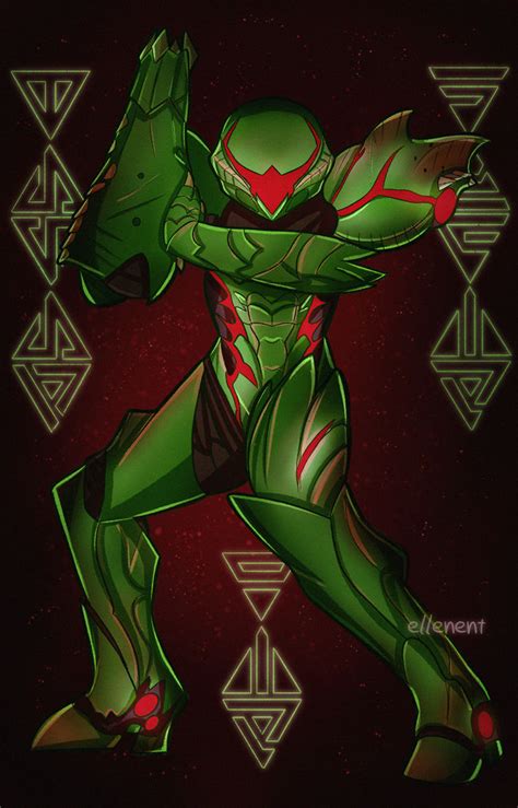 Commission Metroid Suit Samus By Ellenent On Deviantart