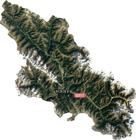 柯洛洞乡高清卫星地图
