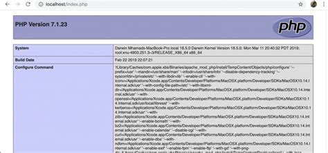 How To Install Apache Mysql Php And Phpmyadmin On Macos Mojave 1014 Mhamad El Itawi