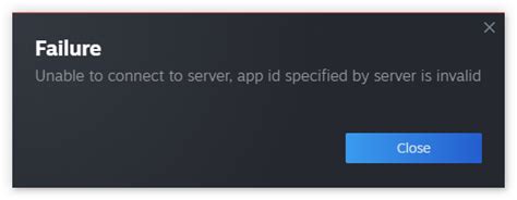 Unable To Connect To Server App Id Specified By Server Is Invalid PC Discussion Funcom Forums