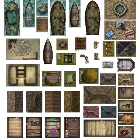 Acheter Box Of Adventure RPG Maps Tokens 2 Coast Of Dread