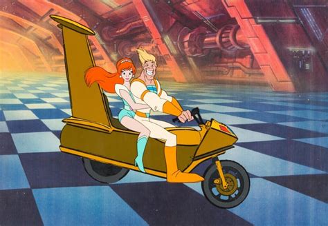 Space Ace Video Game Production Cel By Don Bluth John Pomeroy Gary