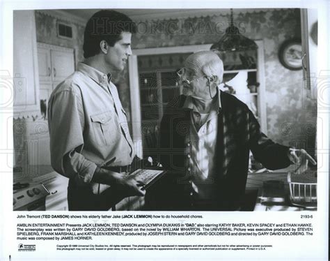 Ted Danson Actor Jack Lemmon Comedy Film Dad Movie Scene 1989 Vintage