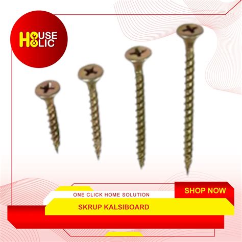 Jual Skrup Kalsiboard Screw Calciboard Skrup Sekrup Kalsi 6 X 1 Per Pcs Shopee Indonesia