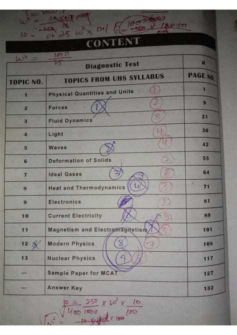 Solution Chapter 1physical Quantities And Units Mdcat Kips Notes