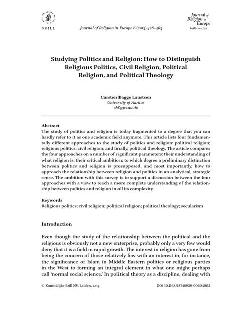 Laust Sen 2013 Pdf Fundamentalism Theology