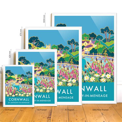 St Anthony In Meneage Helford Print John Dyer Gallery