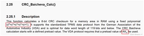 Crc8校验 Csdn博客