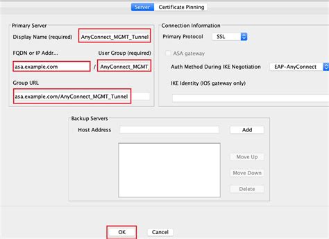 在 Asa 上配置 Anyconnect 管理 Vpn 隧道 Cisco