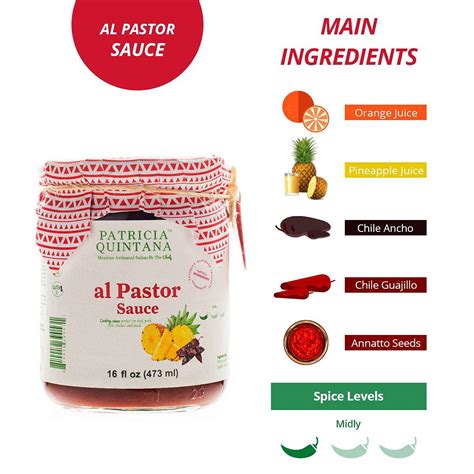 Patricia Quintana Al Pastor Cooking Sauce Authentic Mexican Marinade