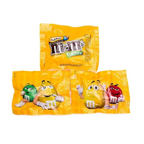 Mandms Candy Fun Size Packs Peanut 5lb Bag Salebestcandyshop