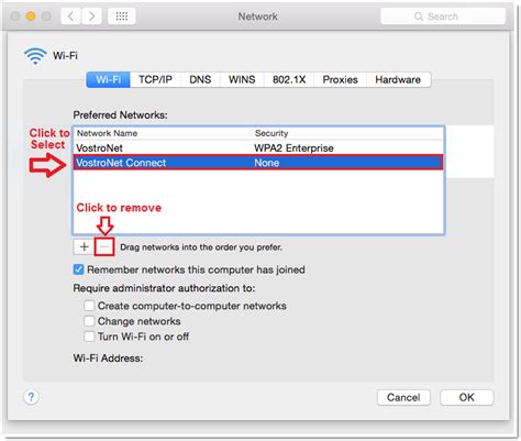 Removing Saved Networks Apple MacOS MacBook IMac