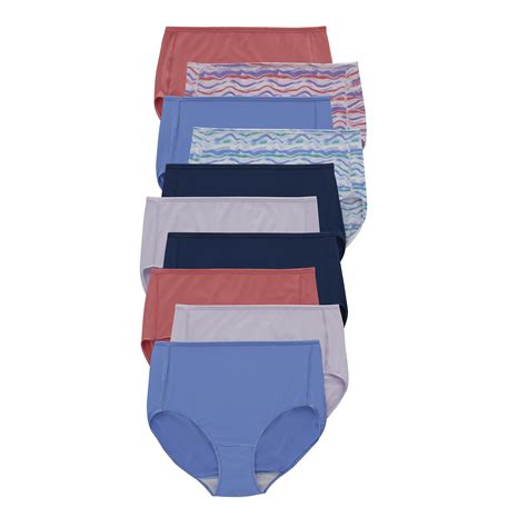 Hanes Womens Microfiber Panties Pack Moisture Wicking Stretch
