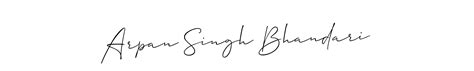 81 arpan singh bhandari name signature style ideas outstanding