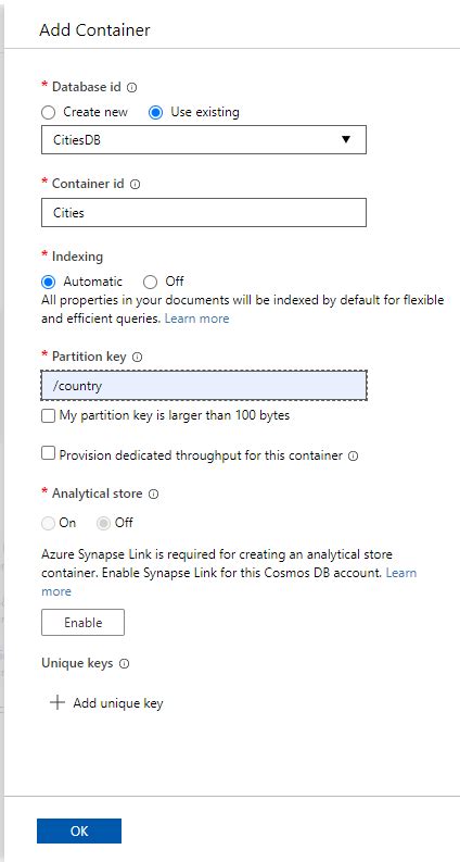 Github Smhlanadotnet Api Cosmosdb Connect To An Azure Cosmos Db Account From A Net Core Web
