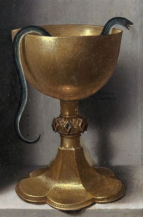 Chalice Of Saint John The Evangelist Detail Ca1470 75 Hans Memling