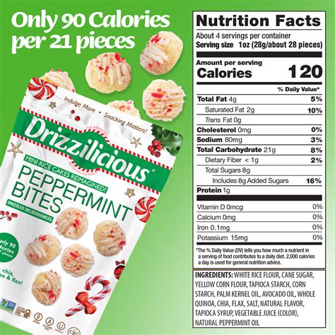 New Drizzilicious Peppermint Bites 4oz