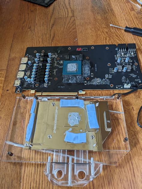 Alignment Off On Byski 3060 Ti Trio X Msi Waterblock Rwatercooling Alignment Off On Byski 3060 Ti Trio X Msi Waterblock Rwatercooling