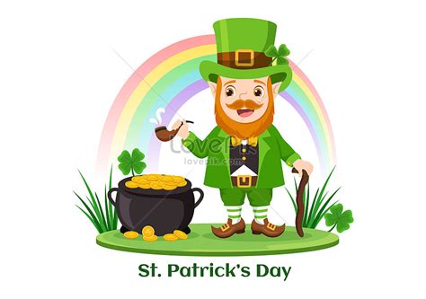 해피 세인트 패트릭 데이 일러스트레이션 일러스트 무료 다운로드 Lovepik