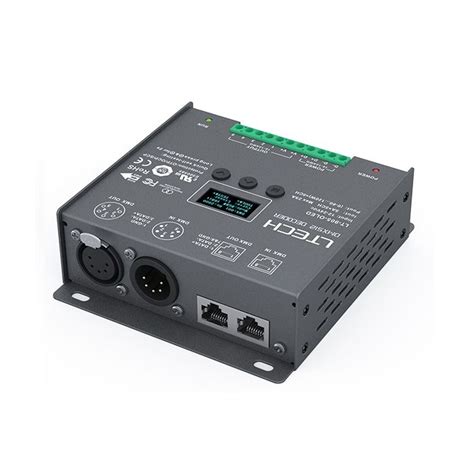 LT 905 OLED 5 Channels Constant Voltage DMX512 Decoder Ltech Controller