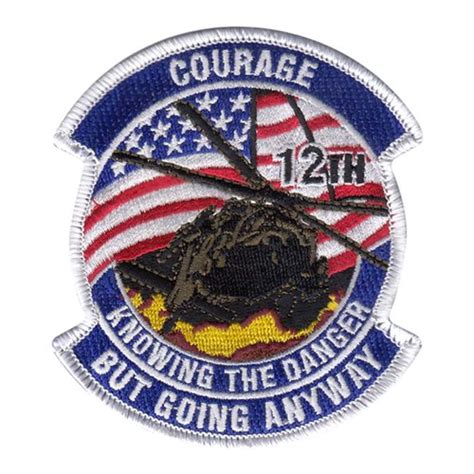 A Co 12 Avn Courage Group Patch Alpha Company 12th Aviation Battalion Patches