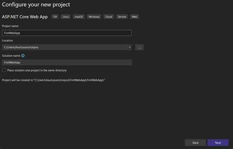 IIS Button Does Not Exist For ASP NET Core Project In Visual Studio