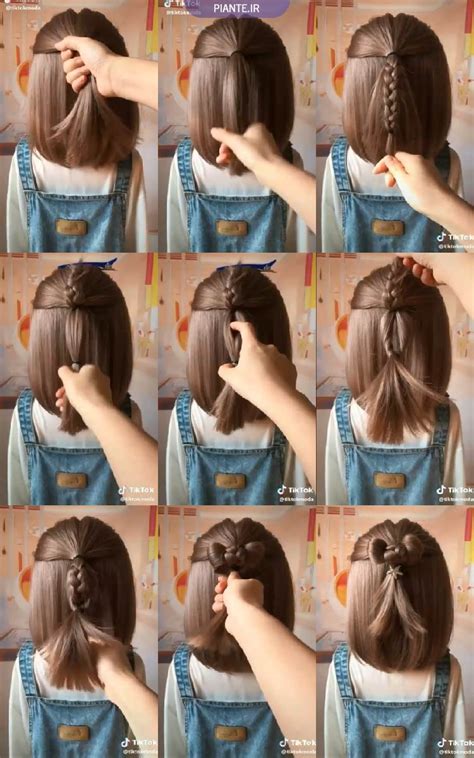 7 مدل مو دخترانه ساده و شیک آموزش مدل مو جدید و سریع پیانته