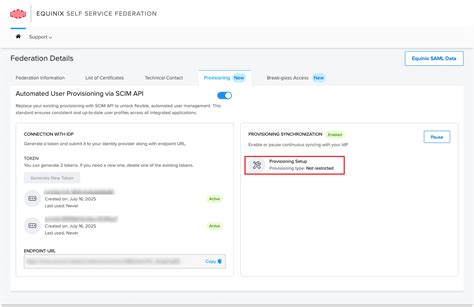 Provisioning With Scim Equinix Product Documentation