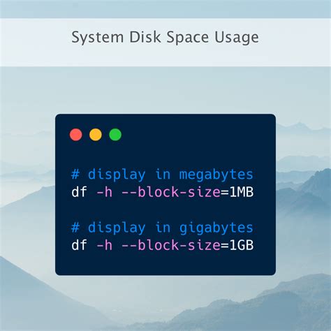 see system disk space usage artofit
