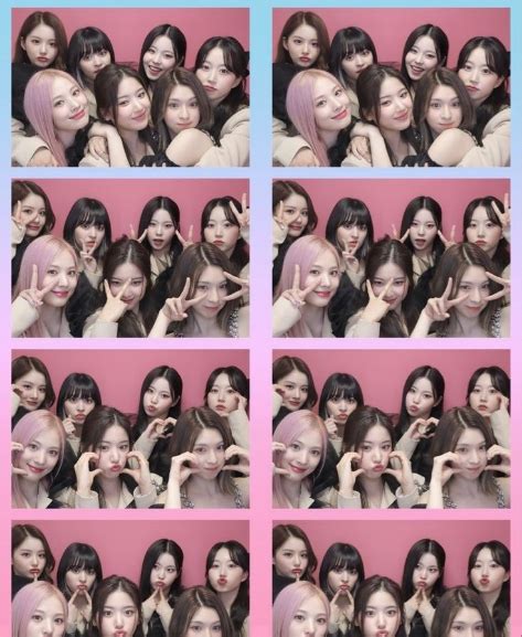 blip 엔믹스 인생네컷 사진 모음