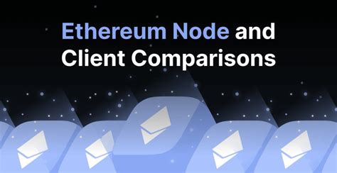 Quicknode ⚡ On Linkedin Ethereum Node And Client Comparisons