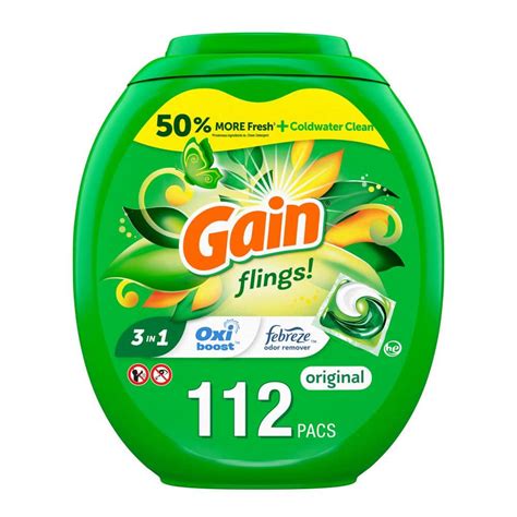 Reviews For Gain Flings He 3 In 1 Original Scent Laundry Detergent Pods